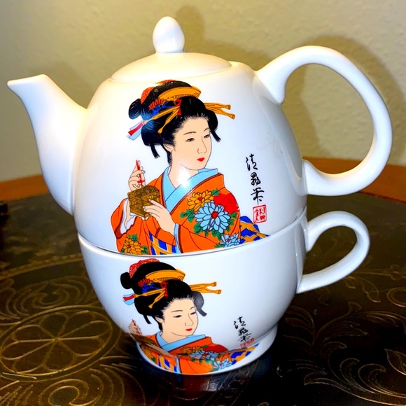 Kitchen | Japanese Geisha Tea Set Traditional Japanese Drink Serving ...